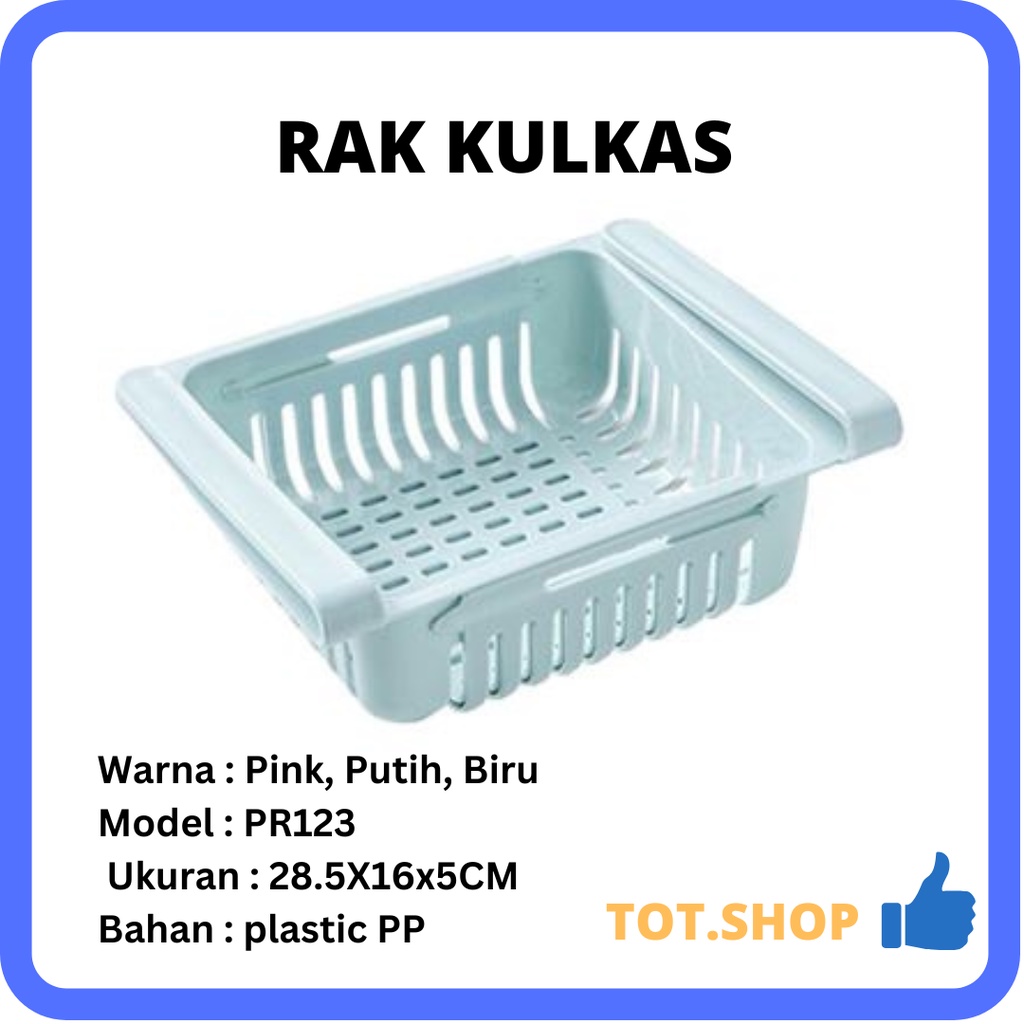 Jual RAK KULKAS MULTIFUNGSI /Storage Box Kulkas Organizer / Rak Praktis ...