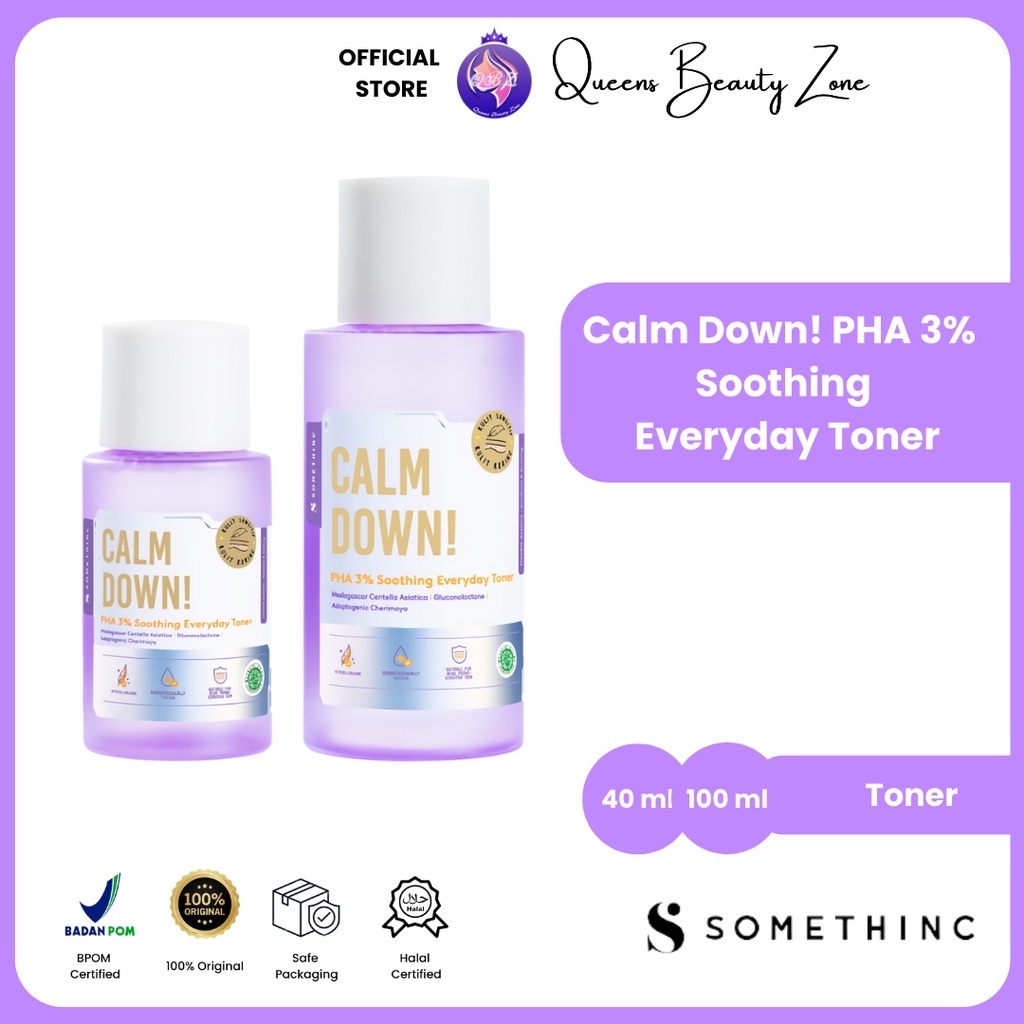Jual SOMETHINC Calm Down PHA3% Sooting Everyday Toner | Shopee Indonesia