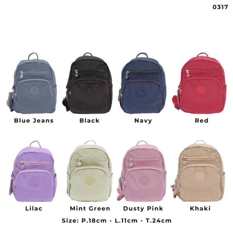 Jual RANSEL MINI Backpack Nylon Waterproof / Tas Ransel Wanita Import ...