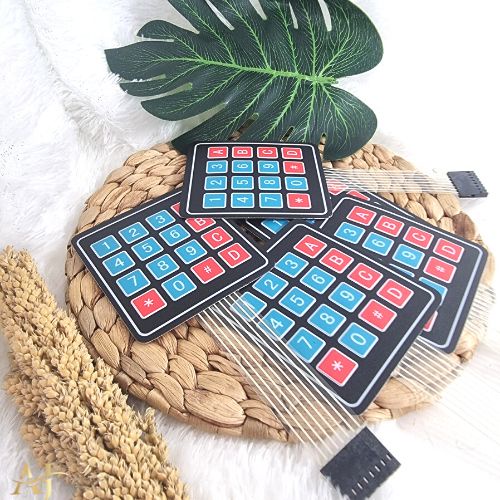 Jual Keypad Membran 4x4 Matrix Arduino 4 x 4 Input Keypad Pertamini Pom ...