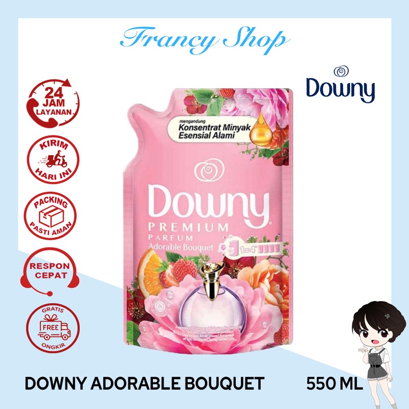 Jual Pelembut Pewangi Pakaian Downy Adorable Bouquet 550 ml | Shopee ...
