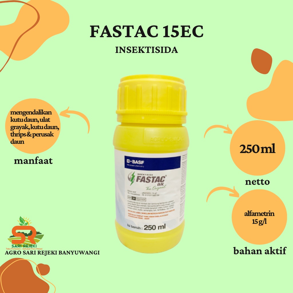 Jual FASTAC 15EC 250ML INSEKTISIDA | Shopee Indonesia