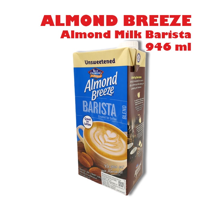 Jual BLUE DIAMOND Almond Breeze Almond Milk Susu Almond BARISTA 946 ml | Shopee Indonesia