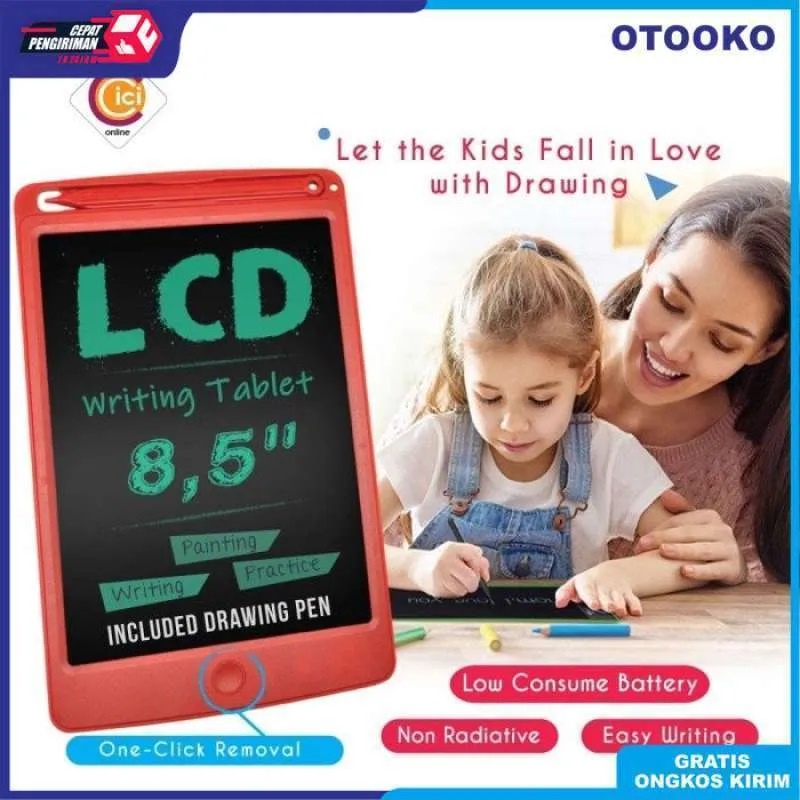 Jual Tablet Drawing Papan Tulis Menggambar LCD Writing Board Tablet ...