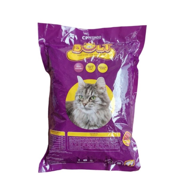 Jual bolt ikan 1kg catfood makanan kucing | Shopee Indonesia
