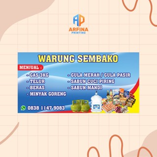 Jual Spanduk MMT / Banner Sembako 2x1 Meter | Shopee Indonesia