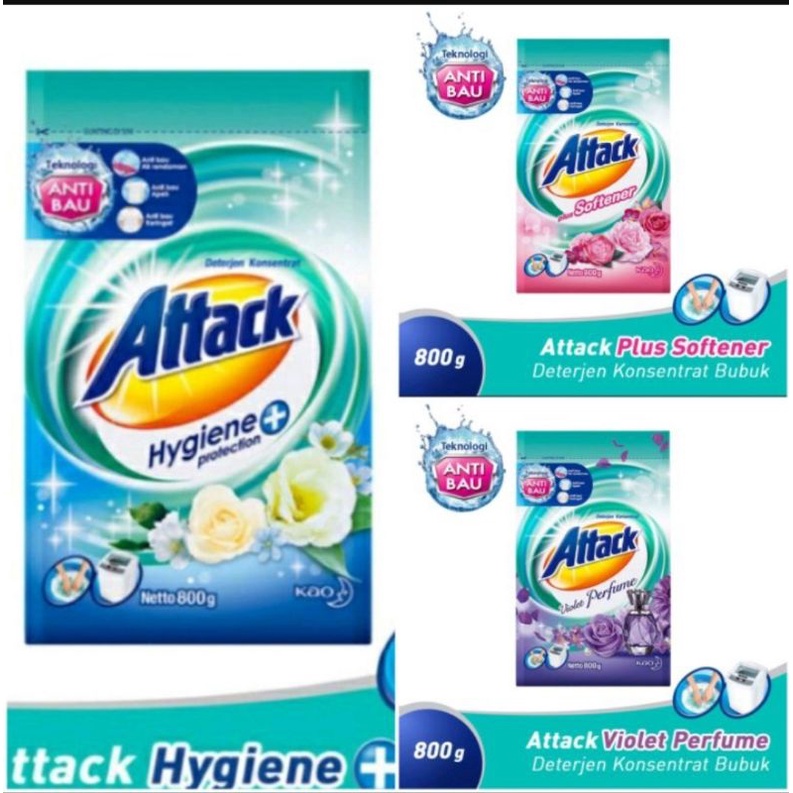 Jual ATTACT DETERGEN BUBUK/CAIR 800GR | Shopee Indonesia