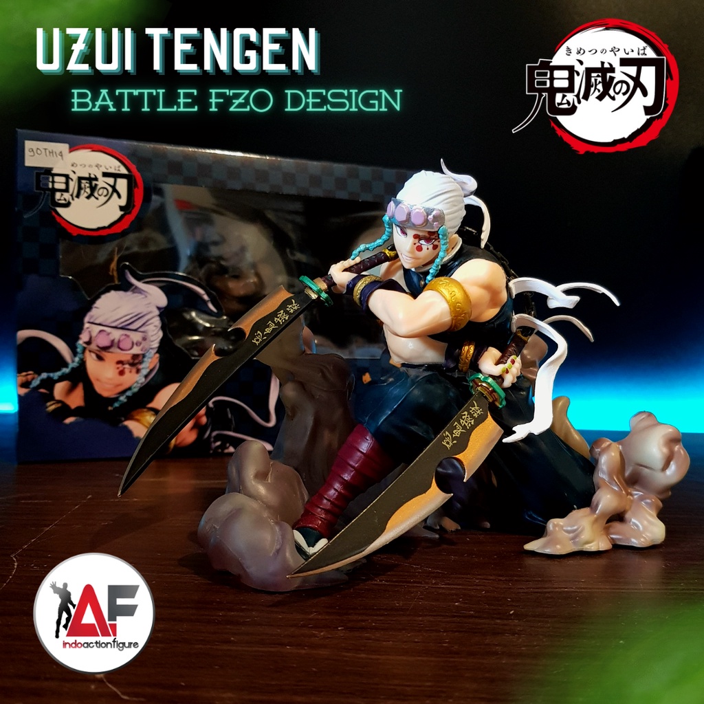 Jual Action figure demon slayer Tengen Uzui battle FZO bootleg | Shopee ...