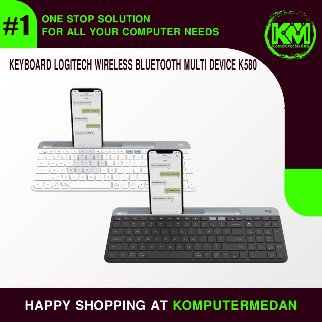 Jual Keyboard Logitech Wireless Bluetooth Multi Device K580 | Shopee Indonesia