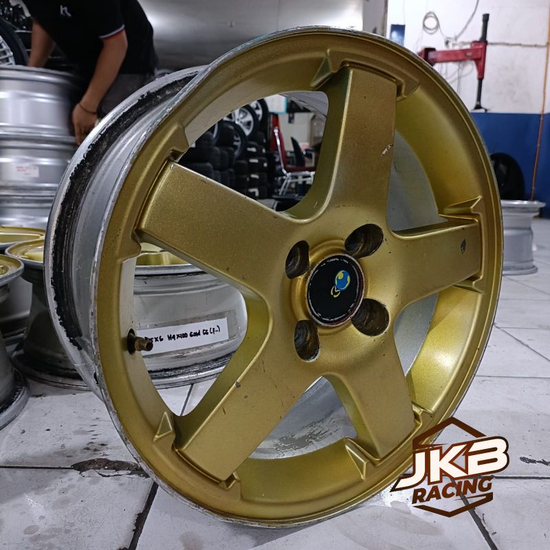 Jual VELG MOBIL BEKAS OEM COPOTAN SUZUKI AERIO R15 BAUT 4X100 VELG ONLY ...