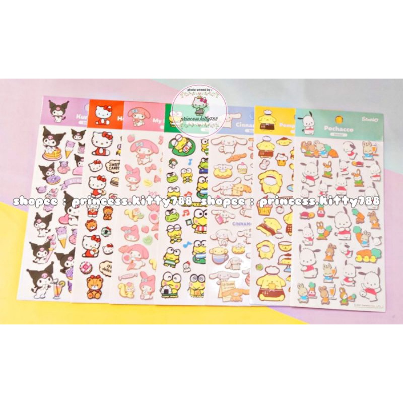 Jual STIKER KARAKTER SEAL STICKER MOTIF LUCU HELLO KITTY MELODY KUROMI ...