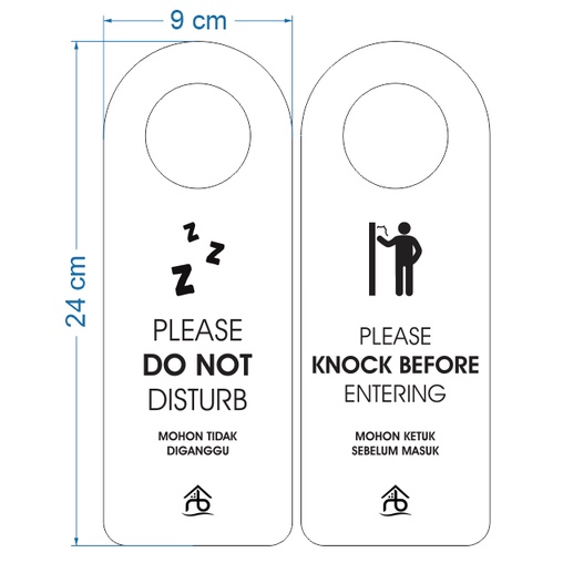 Jual Door Sign / Penanda Pintu / Gantungan Hotel Kost Villa Guesthouse ...
