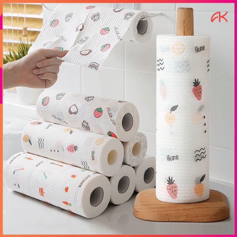 Jual ANK TISU KAIN LAP DAPUR ROLL MOTIF 20X25CM DAN 20X20CM / KAIN LAP ...