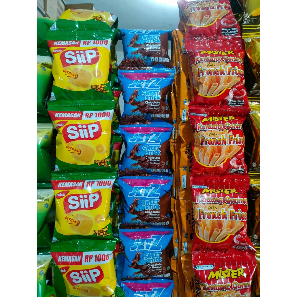 Jual SNACK RENTENG JETZ / SIIP / FRENCH FRIES RENTENG ISI 10 PCS ...