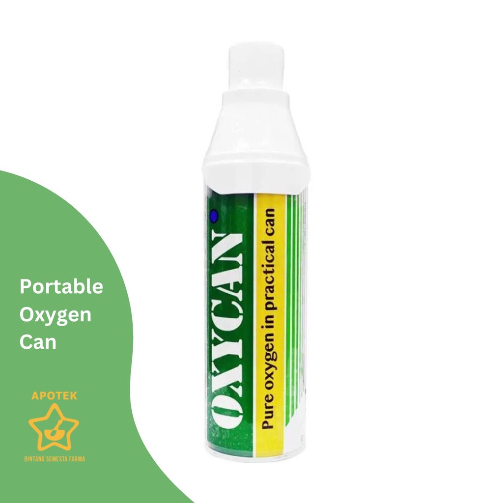 Jual OKSIGEN PORTABLE OXYCAN GREEN KALENG | Shopee Indonesia