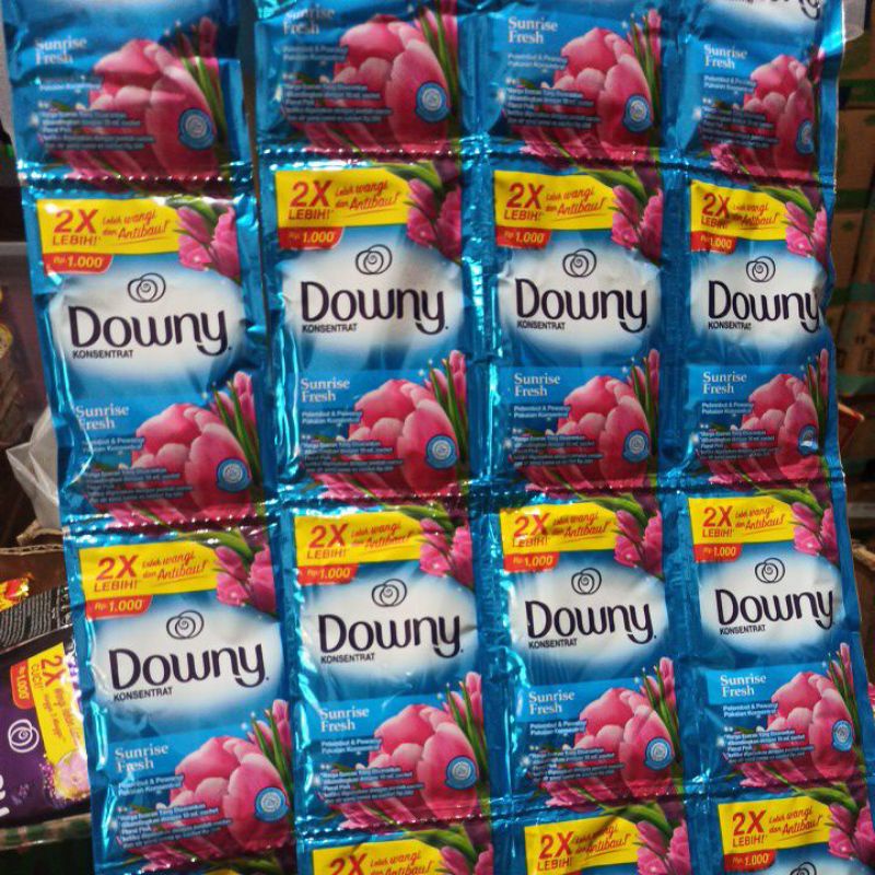 Jual Downy Saset Renceng Satuan Pelembut dan Pewangi Pakaian 20ml ...