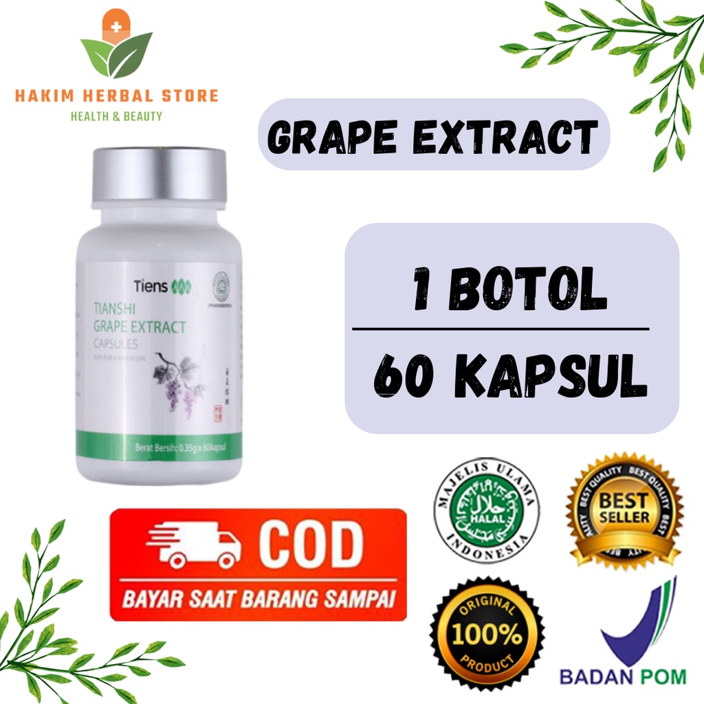 Jual Grape Extract Tianshi 100% Herbal Suplement Multivitamin, Solusi ...