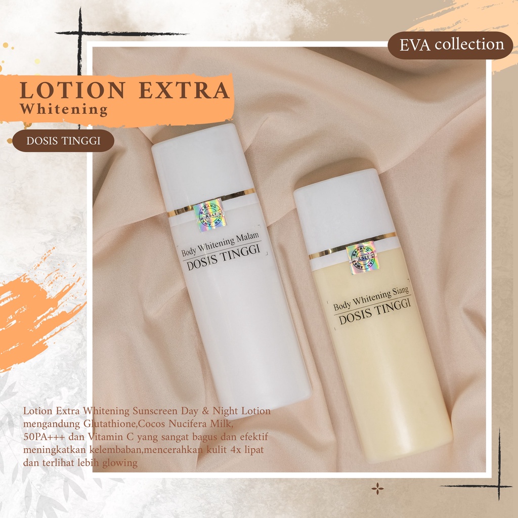 Jual [ORIGINAL] HB EXTRA WHITENING DOSIS TINGGI HANDBODY WHITENING PEMUTIH BADAN DOSTING ...