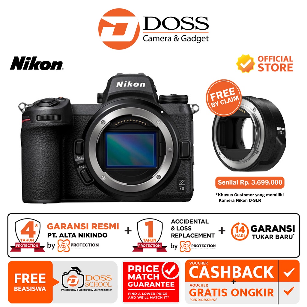 Jual Nikon Z7 II / Nikon Z7II / Nikon Z7 Mark II Body Only | Shopee Indonesia