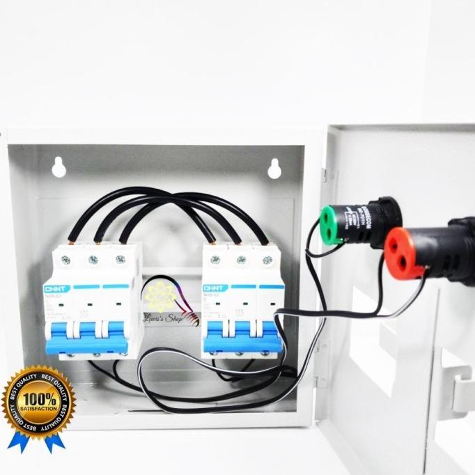 Jual Promo !!! Panel Interlock Chint Mcb 3 Phase Pln Genset Change Over ...