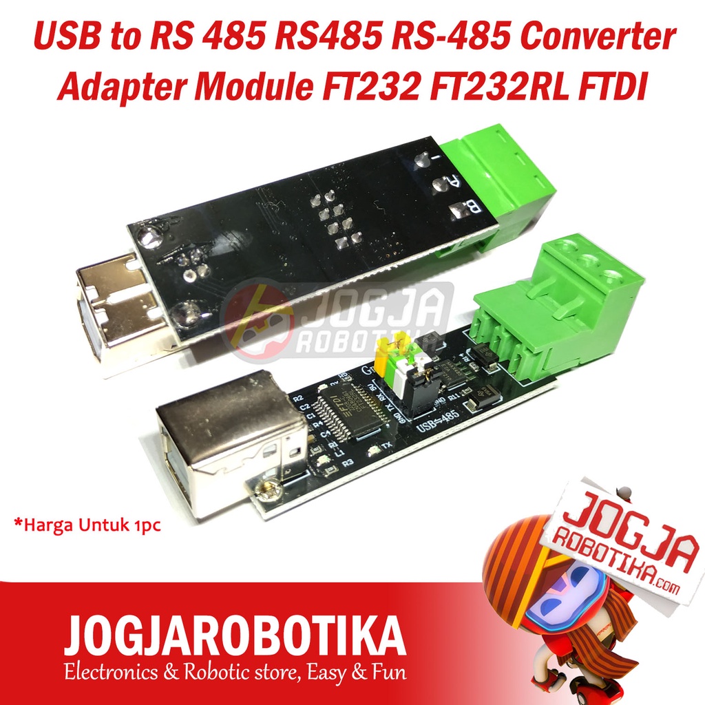 Jual USB to RS 485 RS485 RS-485 Converter Adapter Module FT232 FT232RL FTDI | Shopee Indonesia