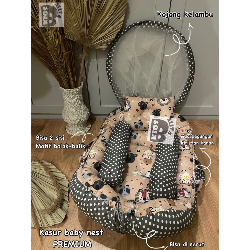 Jual KASUR BAYI BABY NEST PREMIUM DENGAN KELAMBU + FREE BANTAL PEYANG ...