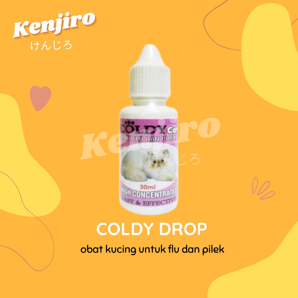 Jual COLDY CAT - Obat Kucing Flu Pilek Bersin Ingusan Meler Cat Kitten ...