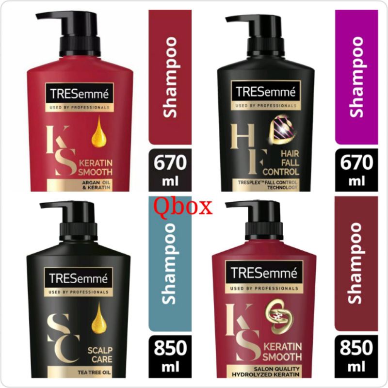 Jual Tresemme Keratin Smooth Hair Fall Scalp Care Shampoo 670ml 850ml