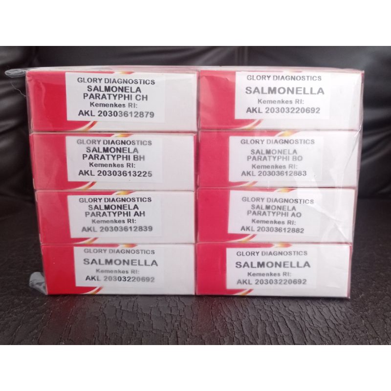Jual Reagen Widal Set 8 vial Glory Reagen Salmonella | Shopee Indonesia