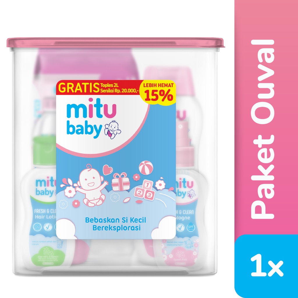 Jual Mitu Baby Gift Paket Oval Toples (Random Color) | Shopee Indonesia