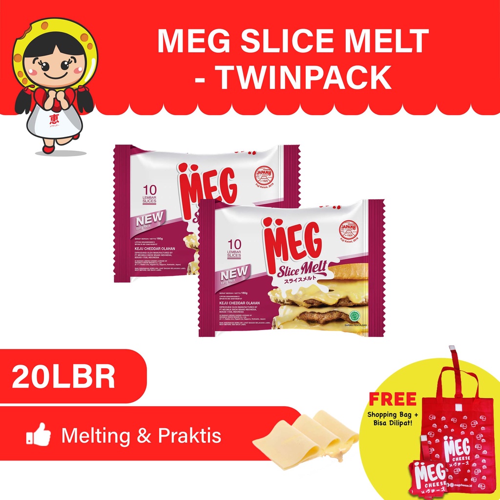 Jual MEG Slice Melt 10 lembar Twin Pack - Free Gift | Shopee Indonesia