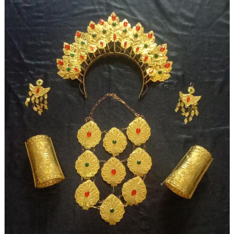 Jual Set bando 3 ( tiga susun) aksesoris adat pengantin Bugis Makassar ...