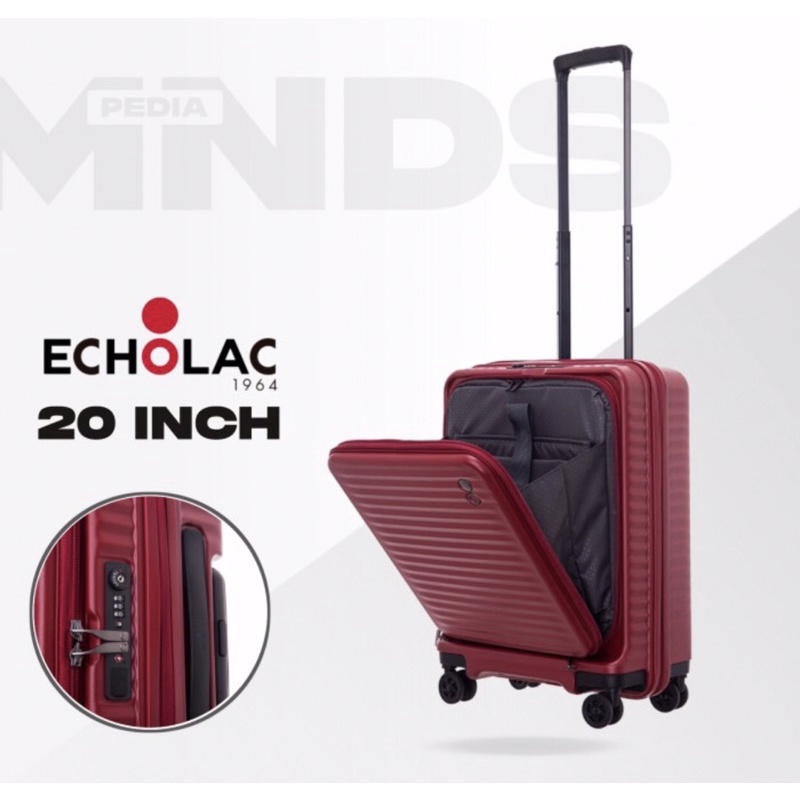 Jual Koper Kabin 20 inch Echolac Celestra Front Laptop | Shopee Indonesia