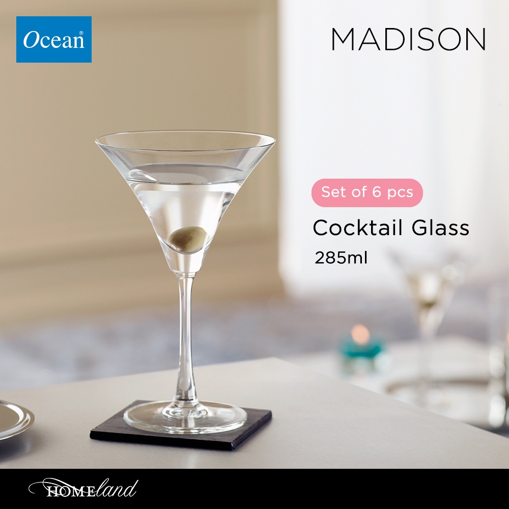 Jual Ocean Madison Cocktail Glass 285ml 6pcs | Shopee Indonesia
