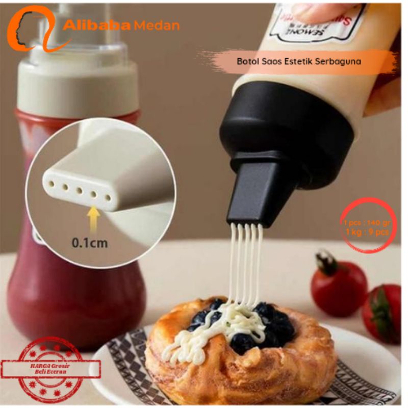 Jual Botol Saos Estetik 5 Lubang Botol Saos Model Terbaru Tahun 2023 ...