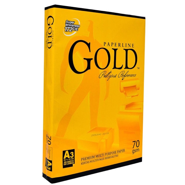 Jual Paperline gold kertas HVS fotocopy 70 80 gr A3 | Shopee Indonesia