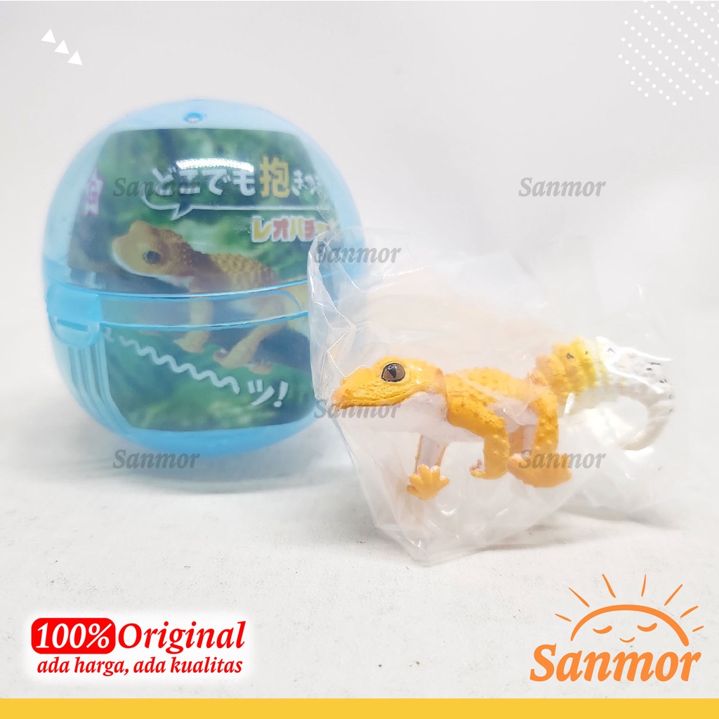 Jual Gachapon Gashapon Pen Hug Figure Hiasan Pulpen Leopard Gecko ...