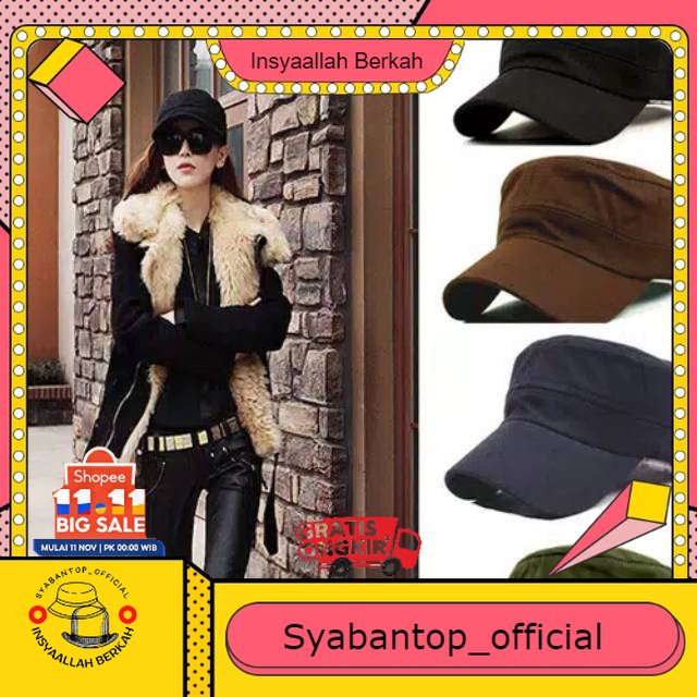 Jual Topi Pria Komando Army Tentara Polos Murah | Shopee Indonesia