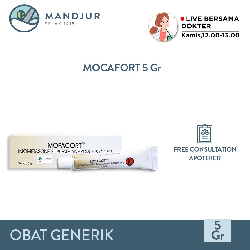 Jual Mofacort Cream 5 gr | Shopee Indonesia