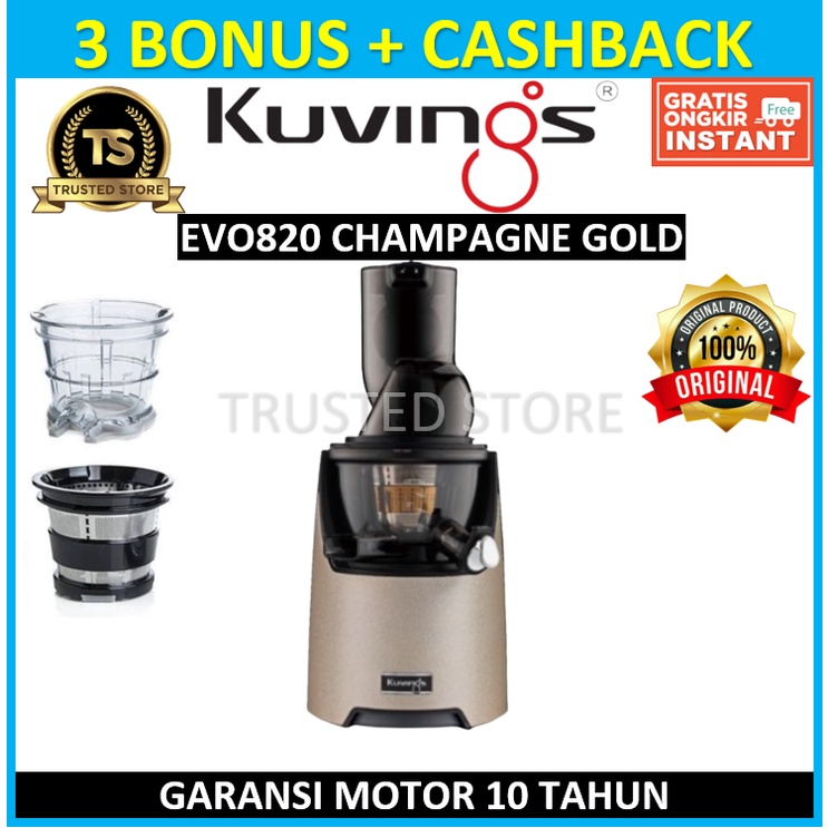 Jual Kuvings EVO820 Slow Juicer Warna Champagne Gold Kuving | Shopee Indonesia