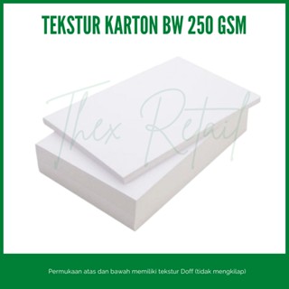 Jual Kertas Karton BW A3 Plus isi 30 lembar / Kertas BW 250gsm | Shopee ...