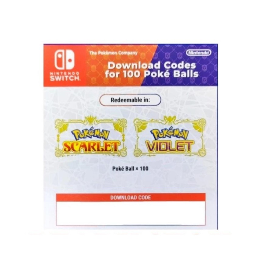 Jual DLC 100 POKE BALLS POKEMON SCARLET / POKEMON VIOLET | Shopee Indonesia