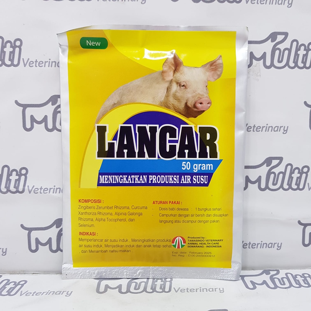 Jual LANCAR BABI 50gr Meningkatkan Produksi Air Susu Induk Babi ...