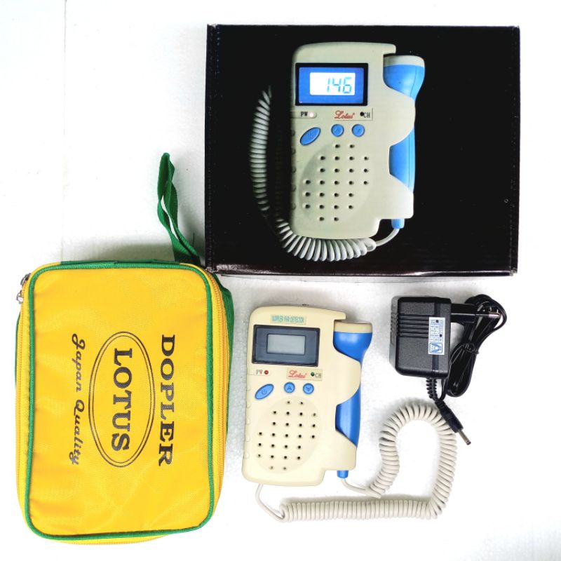 Jual Fetal Doppler Lotus Pendeteksi Denyut Jantung Bayi Doppler Fetal ...