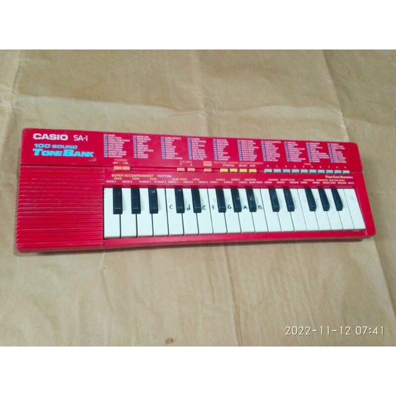 Jual keyboard Casio sa1, matitotal | Shopee Indonesia