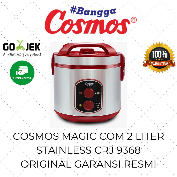 Jual Cosmos Magic Com 2 Liter 3in1 Stainless Steel Food Grade CRJ 9368 ...
