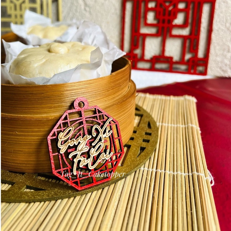 Jual Hang Tag / Cake Topper Chinese New Year Hiasan Dekorasi Kotak ...
