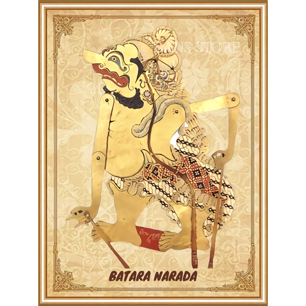 Jual Poster Wayang Kulit Batara Narada Hiasan Dinding Sebagai Pajangan atau Wall Decor | Shopee ...