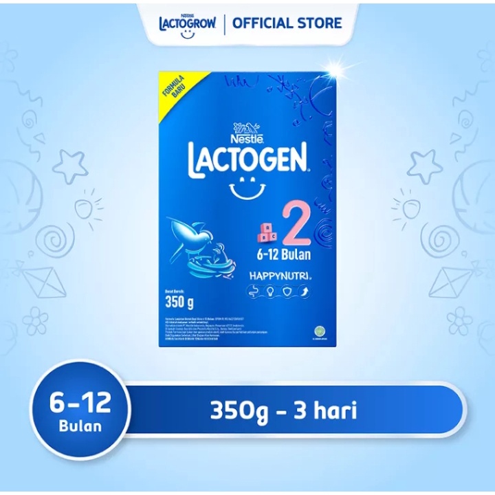 Jual Lactogen 2 Susu Formula 6-12 Bulan 350 gr | Shopee Indonesia