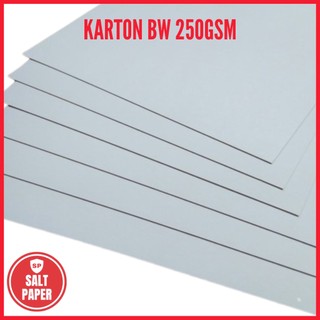 Jual Kertas Karton BW A3 Plus isi 1 lembar / Kertas BW 250gsm | Shopee ...